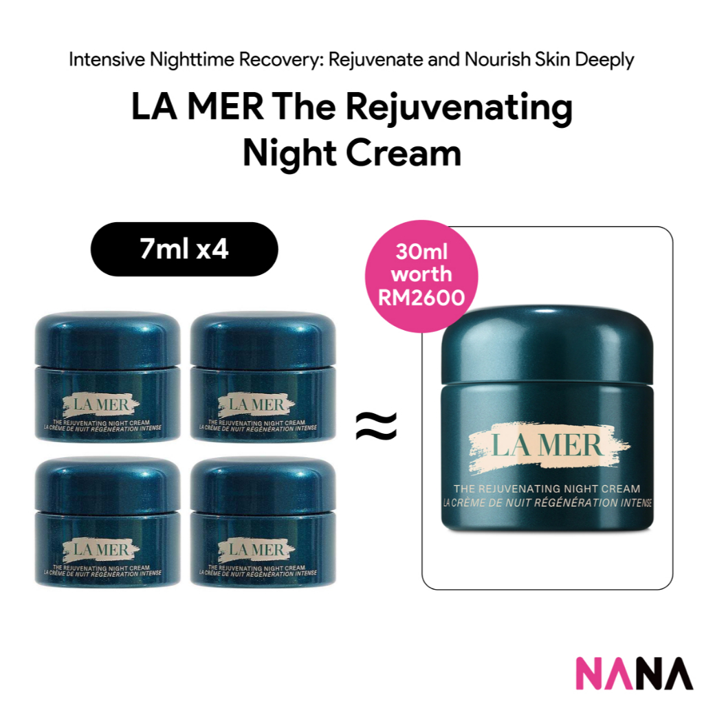 LAMER/LA MER The Rejuvenating Night Cream Sample Pack (7ml x 4/2 ...