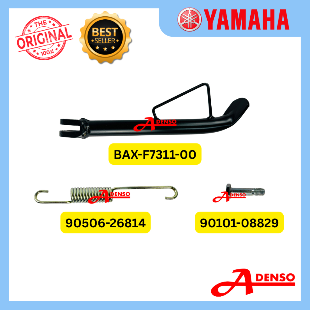 Y16 SIDE STAND SPRING TENSION BOLT SINGLE TEPI (YAMAHA100%ORIGINAL ...