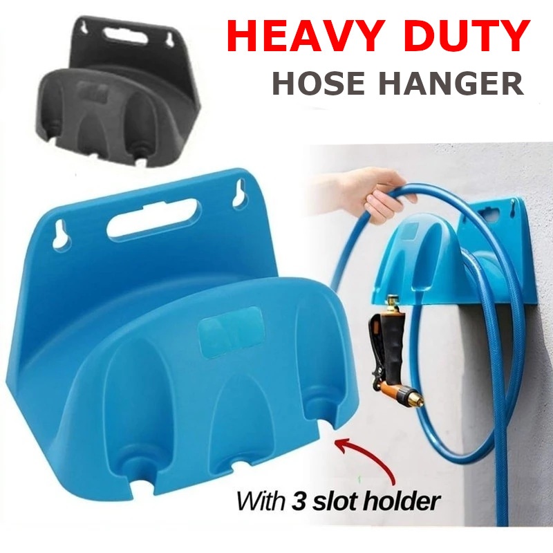 Heavy Duty Hose Hanger Water Pipes Rack Reel Claber Style Holder Wall ...