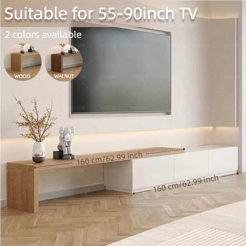 NIVISON Kabinet TV Cabinet Retractable TV 140/160CM Suitable For 60-90 ...