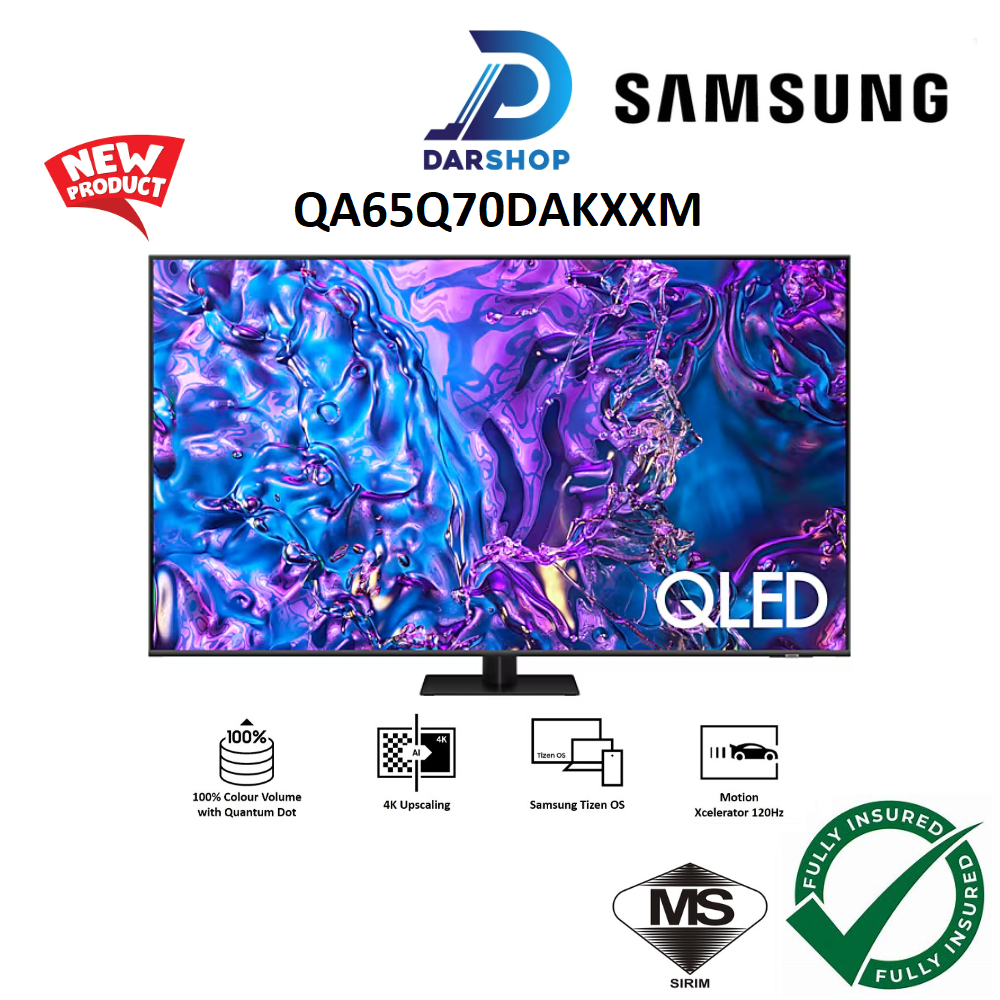 2024 NEW Samsung 65" QLED 4K Q70D Series 65 Inch 4K Smart TV 120Hz ...