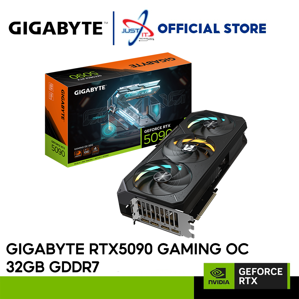 GIGABYTE GeForce RTX 5090 GAMING OC 32GB GDDR7 GRAPHICS CARD ( GV-N5090GAMING OC-32GD ) | Shopee ...