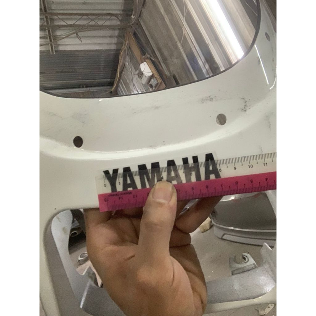 CFS669 2+2 PCS YAMAHA RXZ FONT Logo Stiker Sticker Vinyl Decal Stripes ...