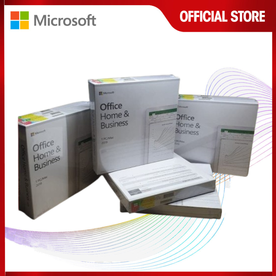 Genuine Microsoft Office Home & Business 2019 (T5D-03302) with DVD ...