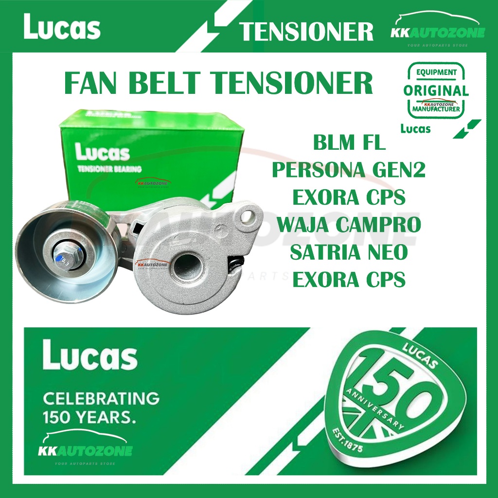LUCAS FAN BELT TENSIONER Proton BLM FL PERSONA GEN2 EXORA CPS WAJA ...