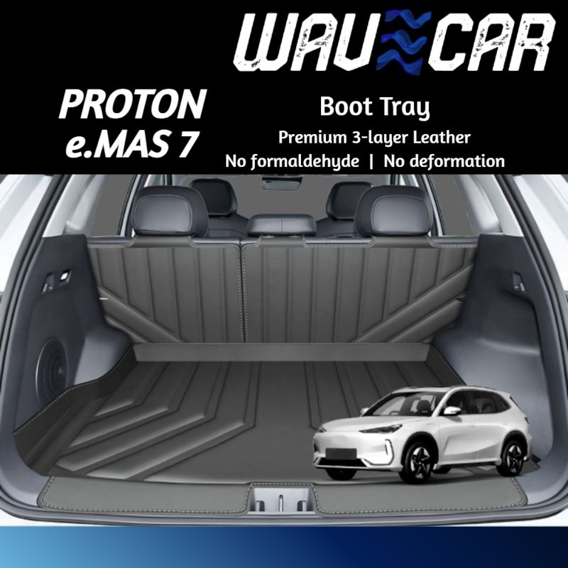 Proton eMAS 7 Boot Tray Rear Seat Cover Protector e.MAS7 e.MAS 7 ...