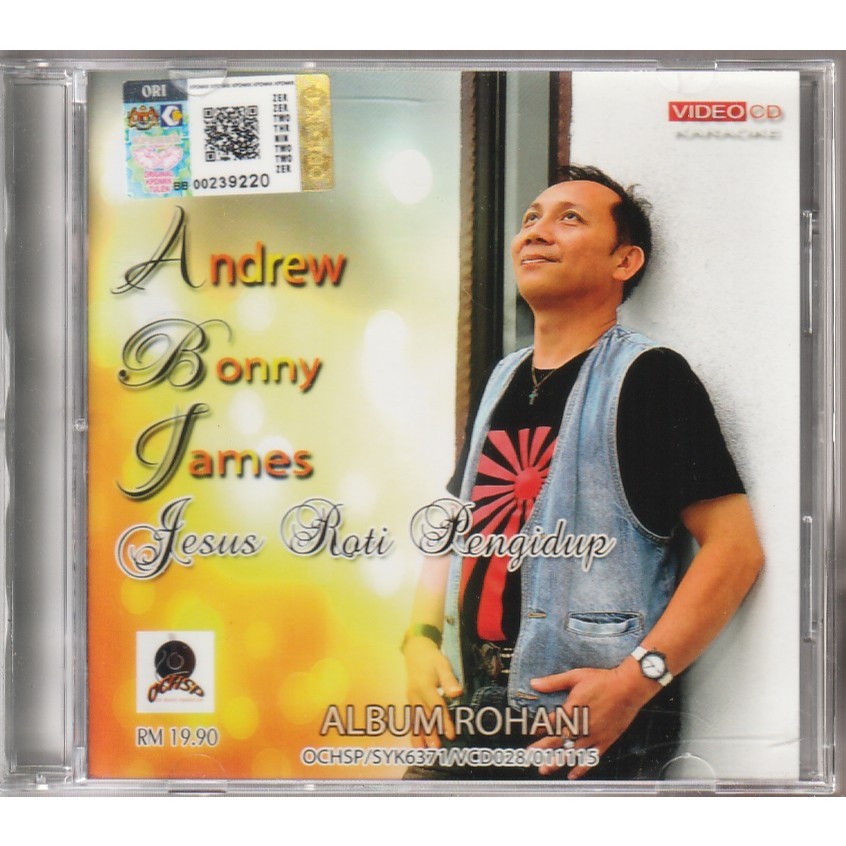 VCD ANDREW BONNY JAMES : JESUS ROTI PENGIDUP [ ALBUM ROHANI VCD KARAOKE ...