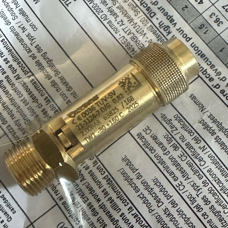 Padovan Valerio TW1-3/8-020 Safety Valve | Shopee Malaysia