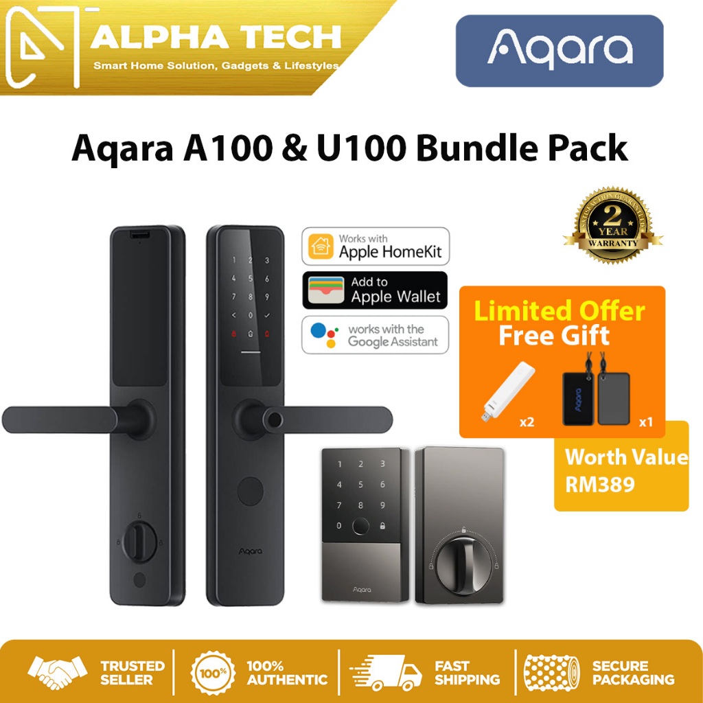 Aqara Smart Lock A100 | HomeKit Support | 18 Months Battery Life | 9 ...