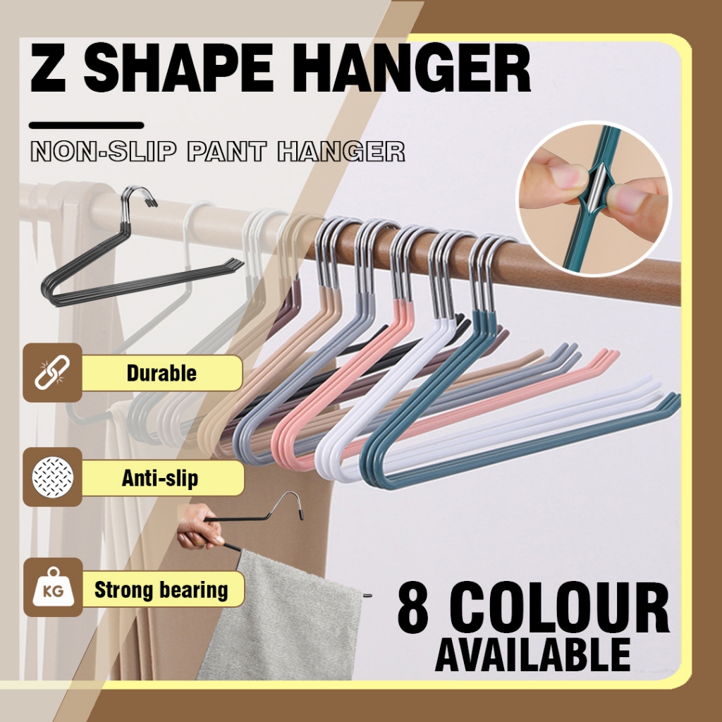 Baju Penyangkut Seluar/Z-shaped Hanger Stainless Space Saving Hanger ...