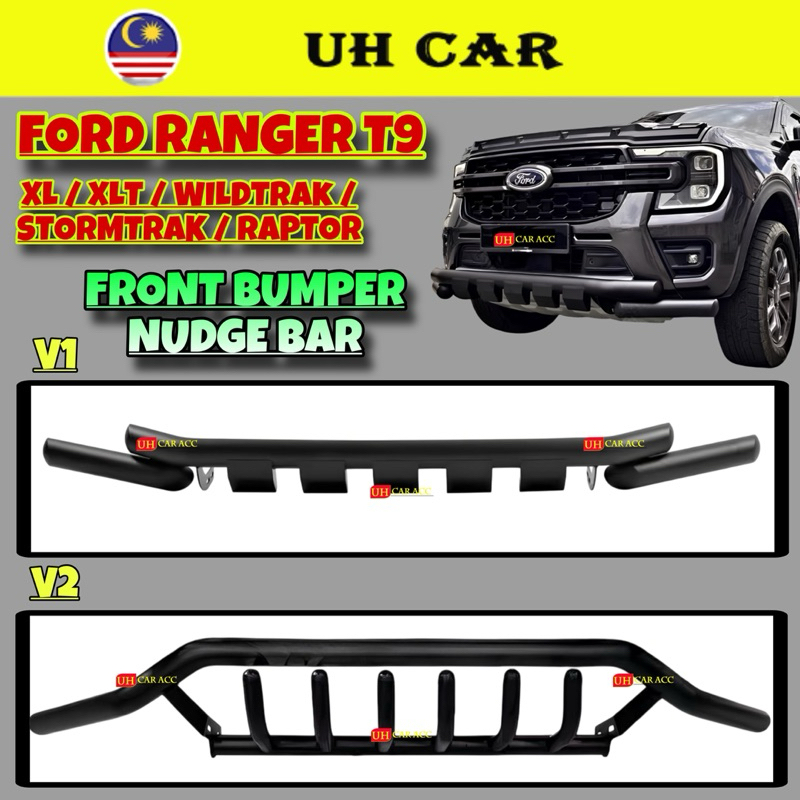 (NUDGE BAR) Ford Ranger T9 2022-2025 XL XLT WILDTRAK STORMTRAK RAPTOR ...