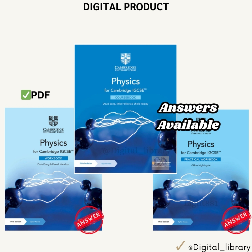 [𝐏𝐃𝐅] IGCSE Physics Coursebook / Workbook / Answers (Cambridge ...