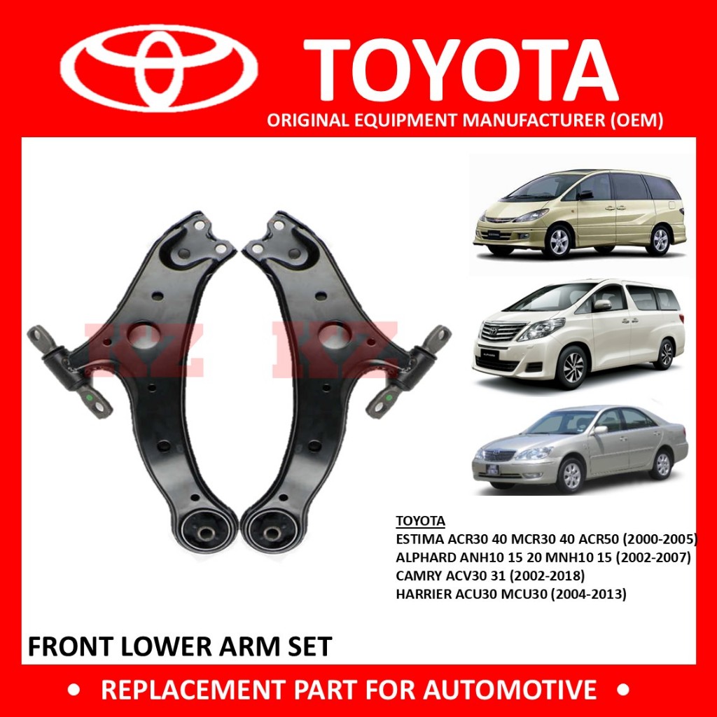 TOYOTA ALPHARD ANH10/MNH10/CAMRY ACV30/ACV40/ASV50/ESTIMA ACR30/ACR40/MCR30/HARRIER ACU30 FRONT ...