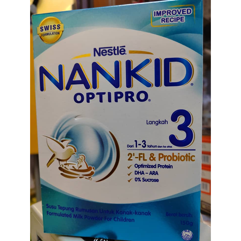 NANKID OPTIPRO STEP 3 150g EXP:SEP2025 SAMPLE BOX | Shopee Malaysia