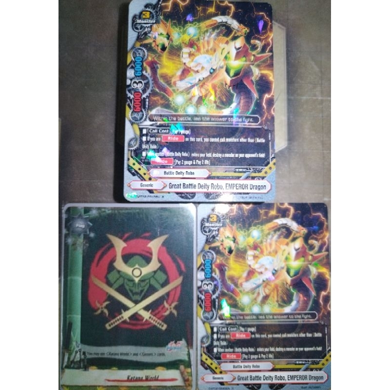 Buddyfight English Battle Deity Robo Deck 52pcs with Buddy and Printer ...