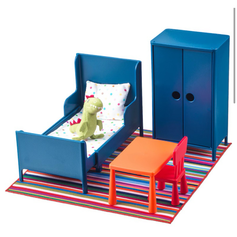 IKEA HUSET Doll's furniture, bedroom | Shopee Malaysia