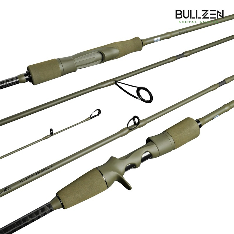 【Jom Pancing】BULLZEN CAMO BLADE XLE CARBON FISHING ROD (SPINNING ...