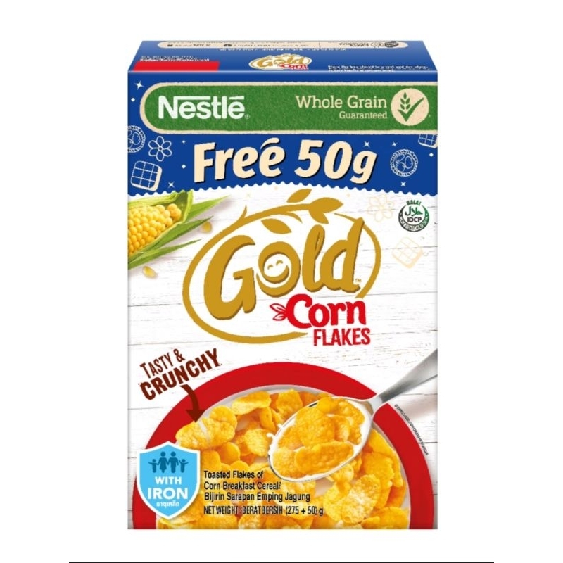 Nestle GOLD CornFlakes Cereal 275g FREE 50g | Shopee Malaysia