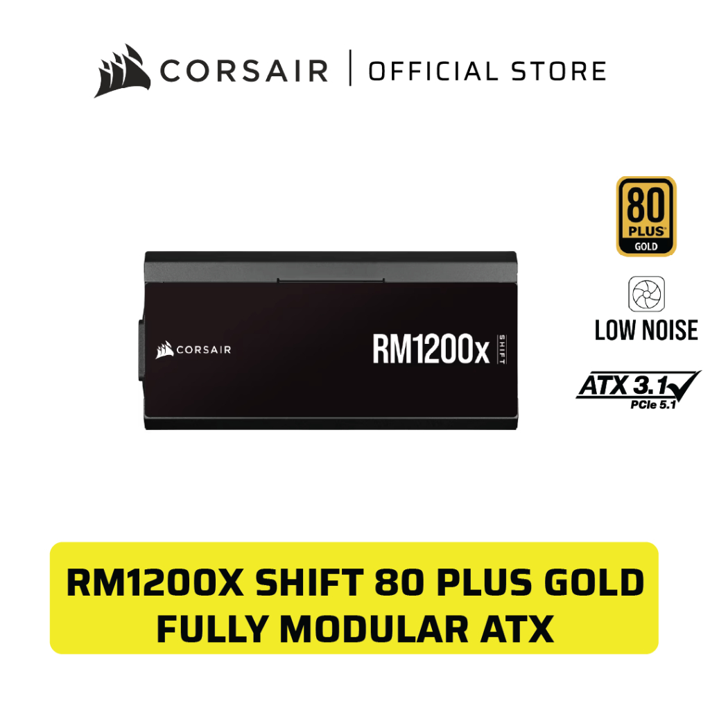 CORSAIR RMx Shift Series RM1200x / RM1000x / RM850x SHIFT 80 PLUS Gold ...