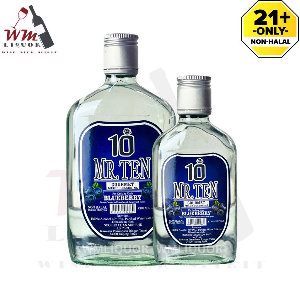 MR.TEN Blueberry ( 170ml / 350ml ) | Shopee Malaysia
