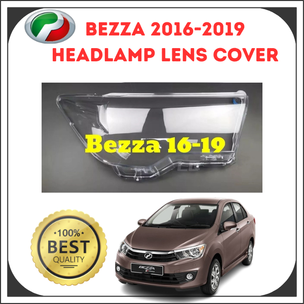 PERODUA BEZZA 2016-2019 HEADLAMP COVER HEADLIGHT COVER HEAD LAMP LENS ...