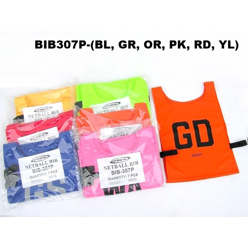 Aero Netball Bib Senior/One Side/7pcs For Set/ BIB307P/Bib Bola Jaring ...