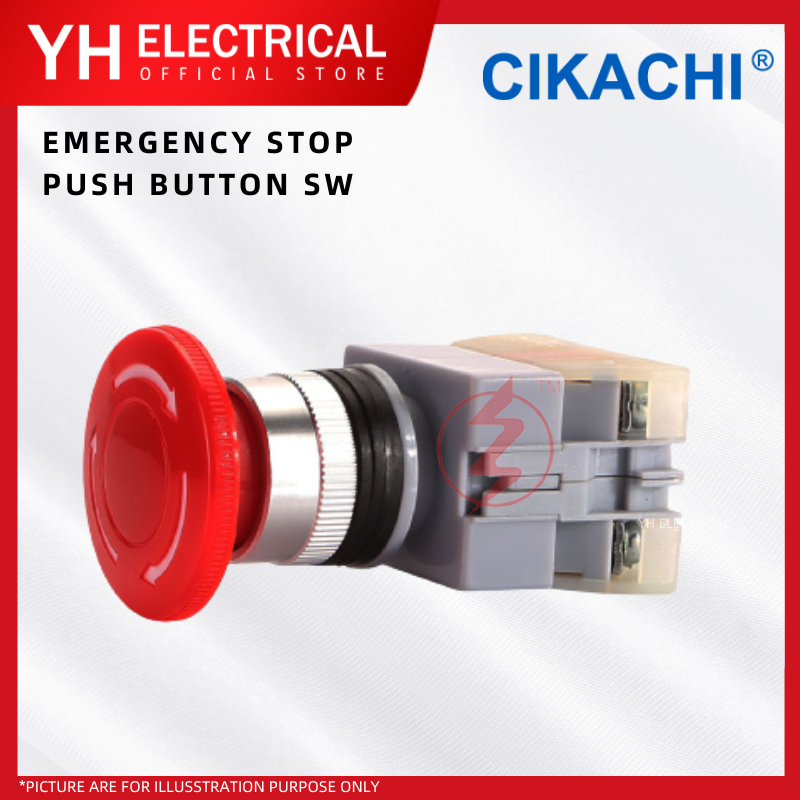 CKC 22MM/25MM/30MM push button selector switch emergency push button contact block ( Cikachi ...