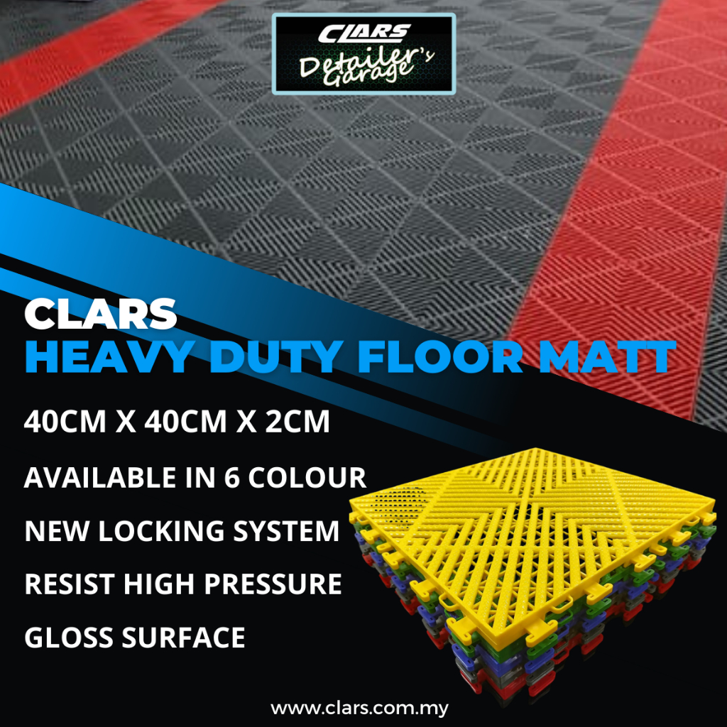 Clars New Locking 2cm heavy duty industry car wash floor mat car wash ...