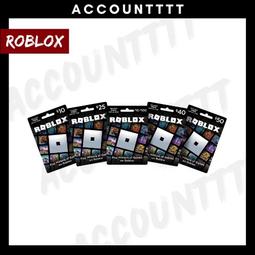 Roblox Gift Card Instant Robux Robox pc game | Shopee Malaysia