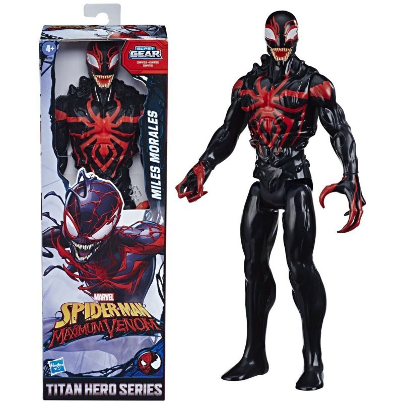 30CM Original Hasbro Marvel Spider-Man Maximum Venom Miles Morales ...