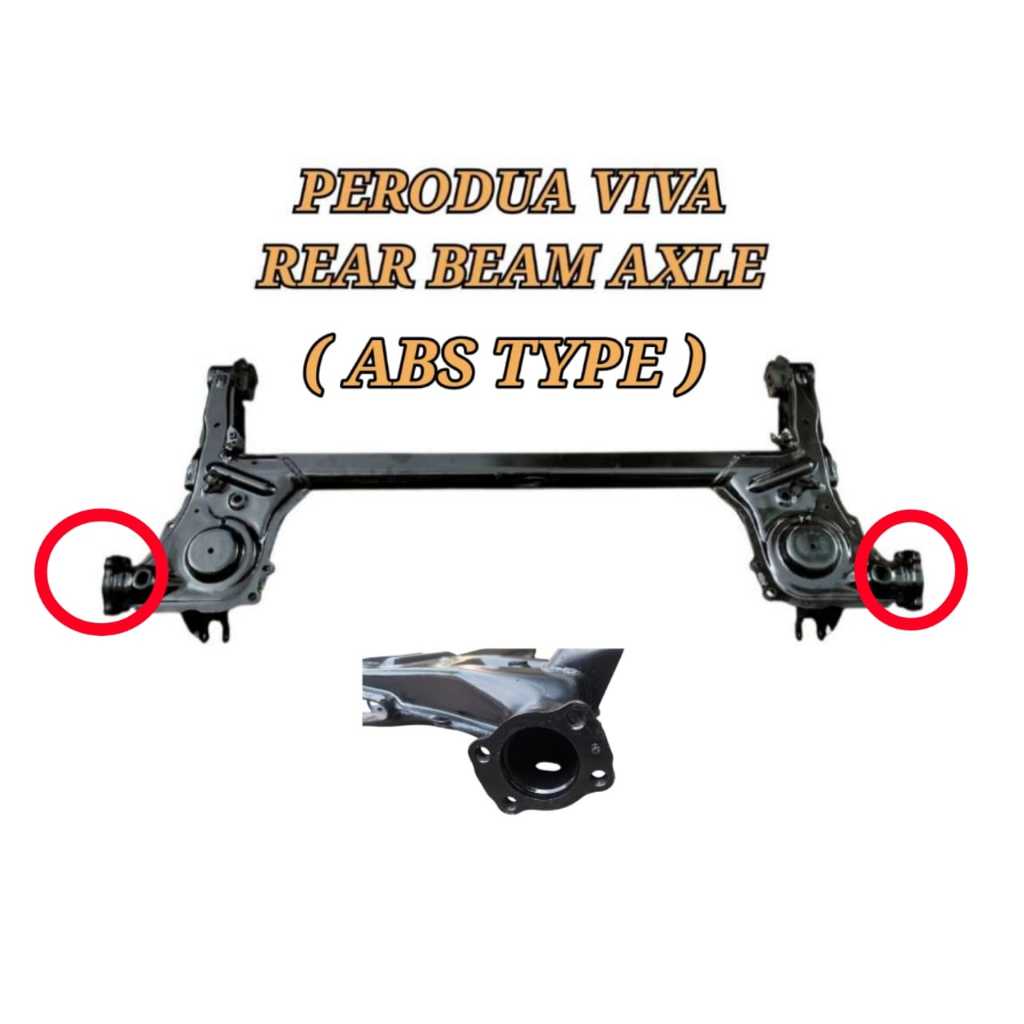Rear Beam Axle / Axle Belakang Perodua Viva Axle Belakang / Rear Beam ...