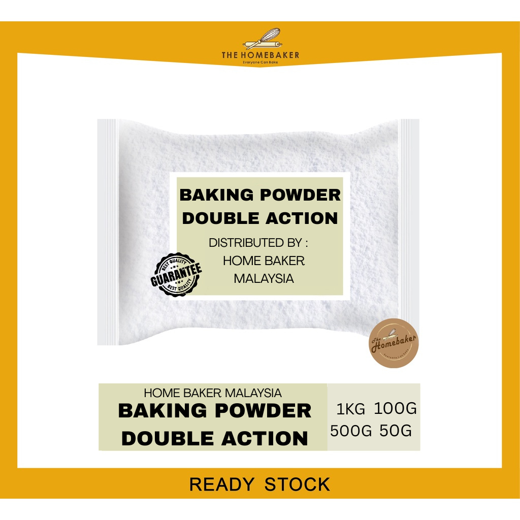DOUBLE ACTION BAKING POWDER (TEPUNG PENAIK) 双倍发粉 双倍泡打粉 50G - 500G - 1KG ...