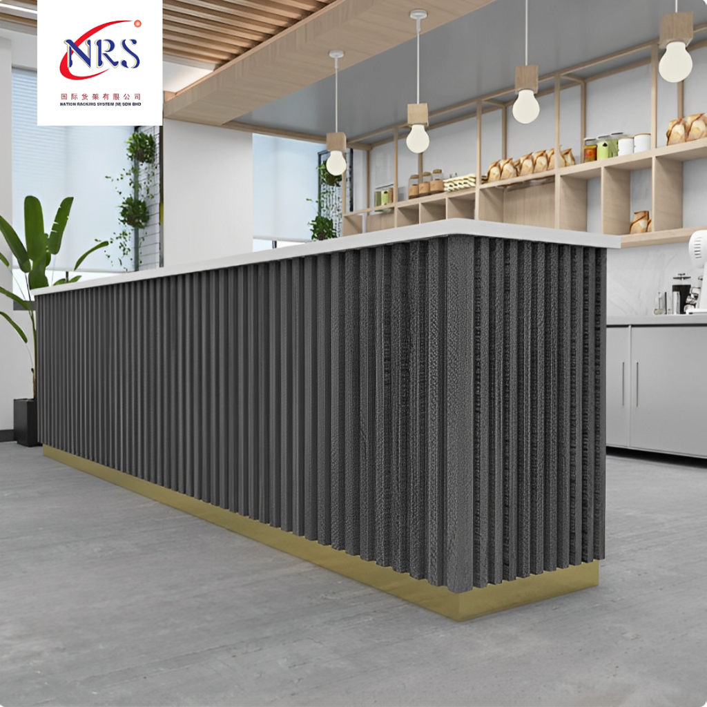 💎QUALITY CONTROL💎CUSTOM WOODEN MODERN STORE FRONT DESK MINIMALIST ...