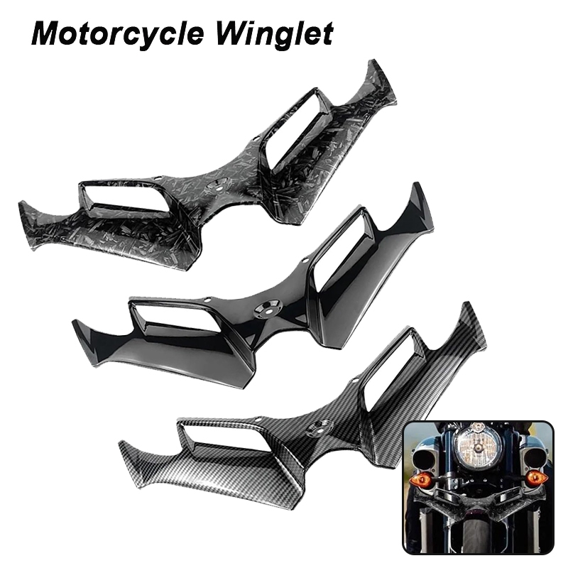 Motorcycle Winglet Aerodynamic Wing Kit Spoiler for Kawasaki Ninja 300 ...