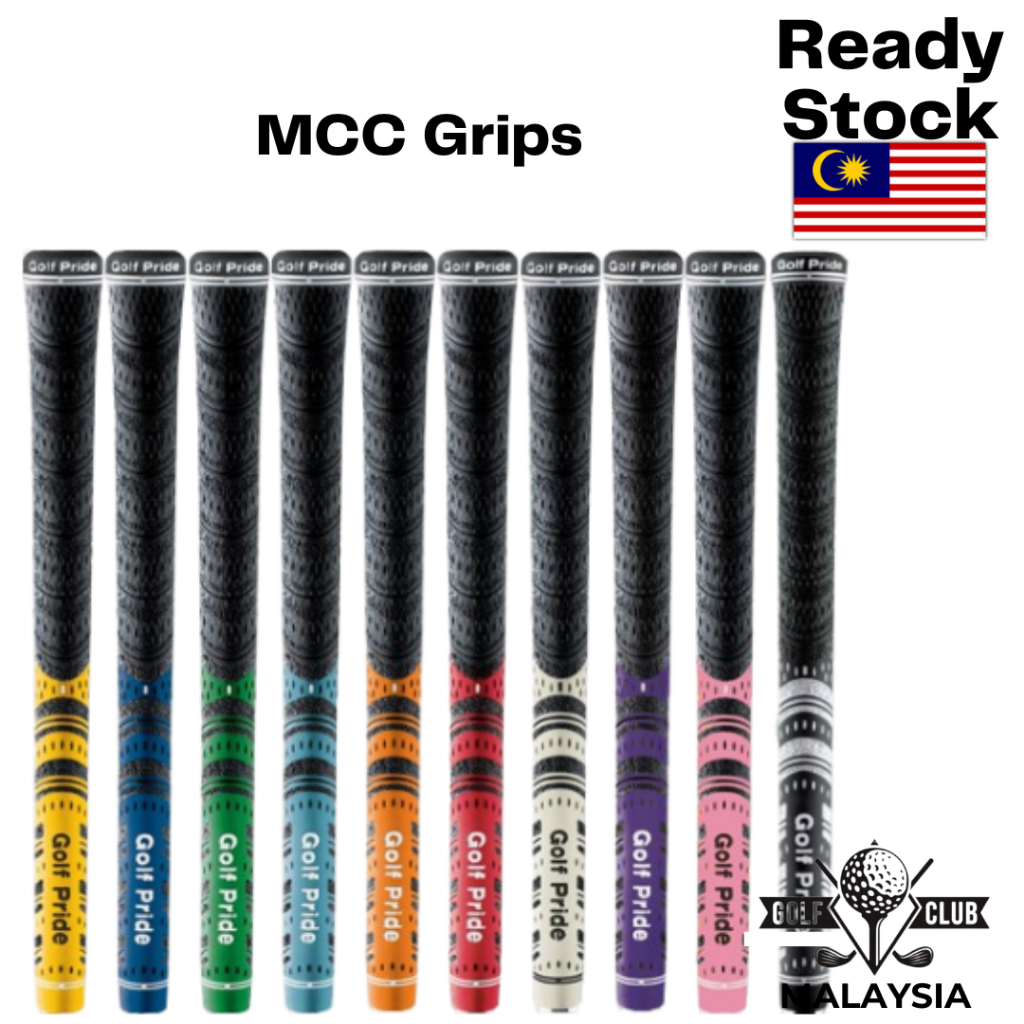 READY STOCK Golf Pride Grip MCC Carbon Yarn Golf grips Standard 10 ...