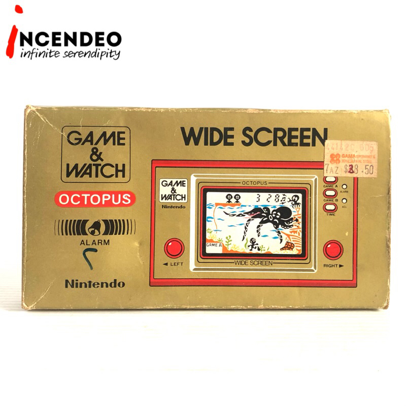 Retro Nintendo Octopus Wide Screen Handheld Game and Watch (1981 ...