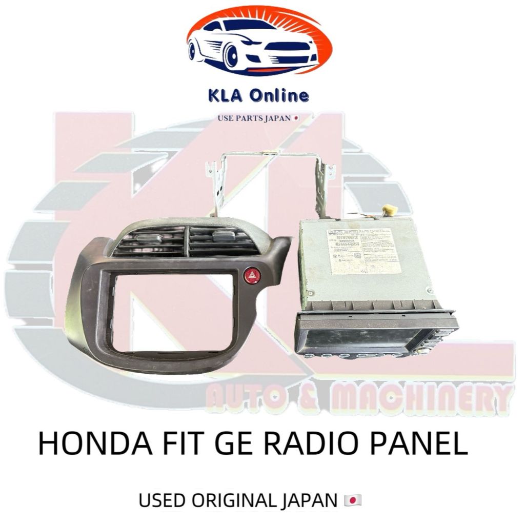 178.HONDA FIT JAZZ GE/GP AIRCOND PANEL COVER/RADIO PANEL/RADIO AUDIO ...