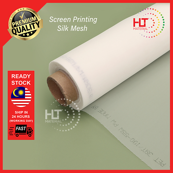 Polyester Mesh For Silk Screen Printing 1M Silk Cloth 用于丝网印刷 | Shopee ...