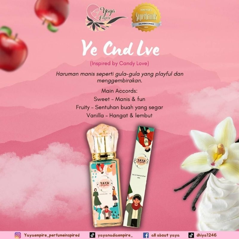 YAYA EMPIRE CANDY LOVE 10ML | Shopee Malaysia