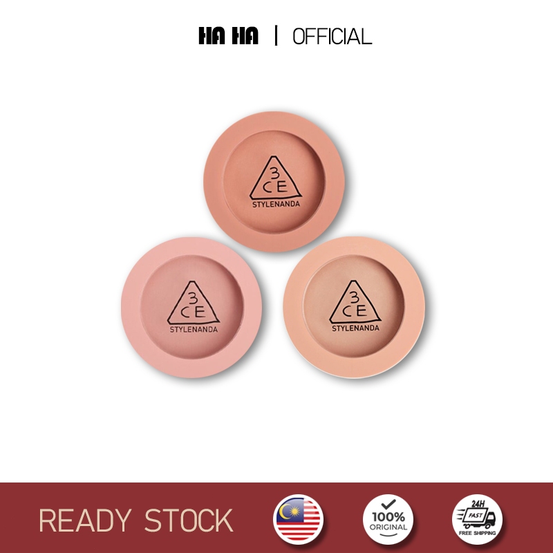 3CE monochrome blush powder, soft mist matte blush plate [5.5g], long ...
