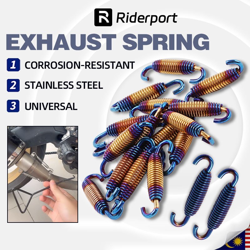 Universal Exhaust Springs Ekzos Hooks Stainless Steel Exhaust Front ...