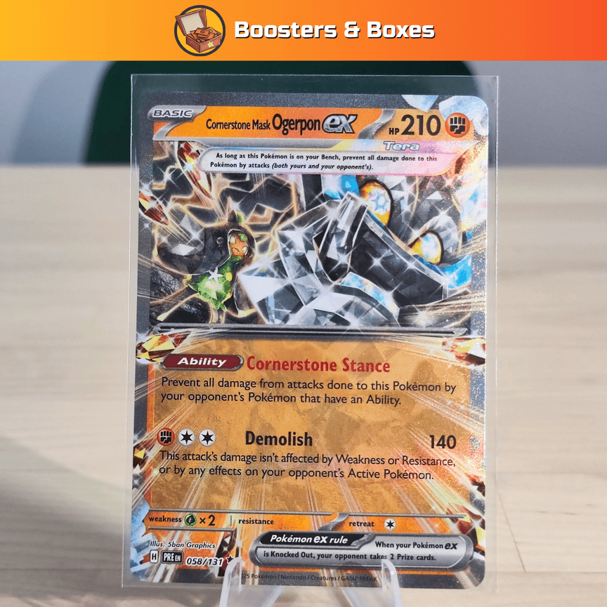 Cornerstone Mask Ogerpon ex (058/131) [Scarlet & Violet: Prismatic ...
