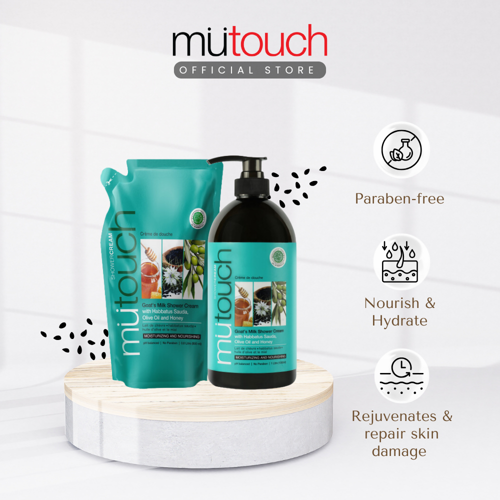 [Bundle Deal] MuTouch Habbatus Sauda, Olive Oil & Honey Shower Gel ...