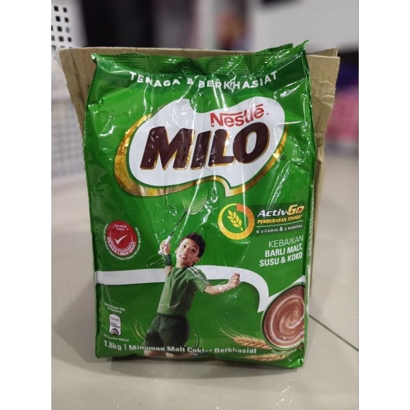 NESTLE MILO ACTIV-GO HCL2.0 (1.8kg) | Shopee Malaysia