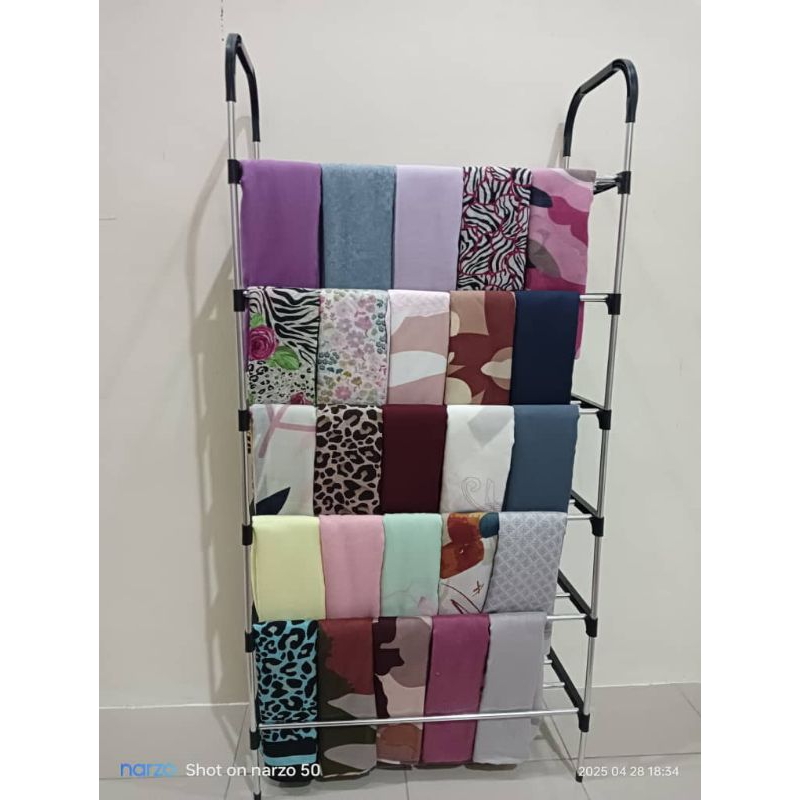 Rak Tudung dan Seluar, Scarf, Kasut 7 Tier Amazing Rack | Shopee Malaysia