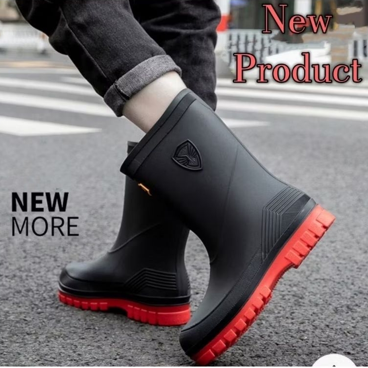 Kasut boots getah tinggi 26/20cm/Kasut tukang masak/Kasut kebun/High ...