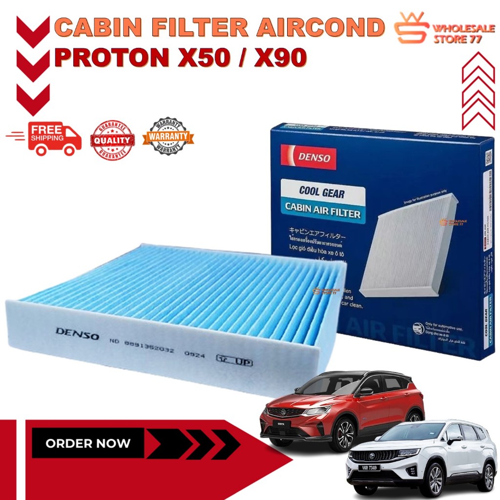 DENSO | PROTON X50 / X90 CABIN AIR FILTER Aircond Filter PENAPIS ...