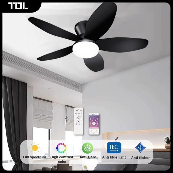 【5Year Warranty】 SIRIM Ceiling Fan with Lamp Strong Wind 6 Speed Fan ...