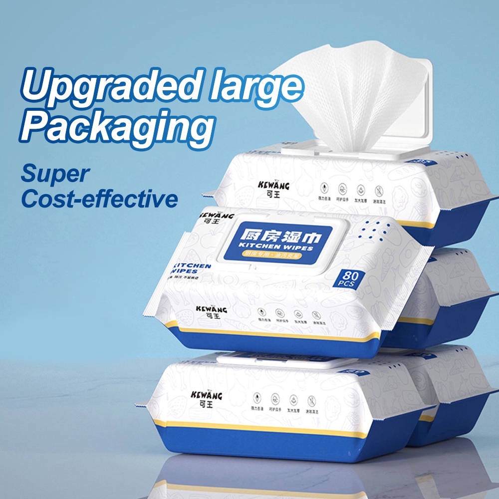 100 draw super large bag kitchen wet wipes Disposable household wet ...