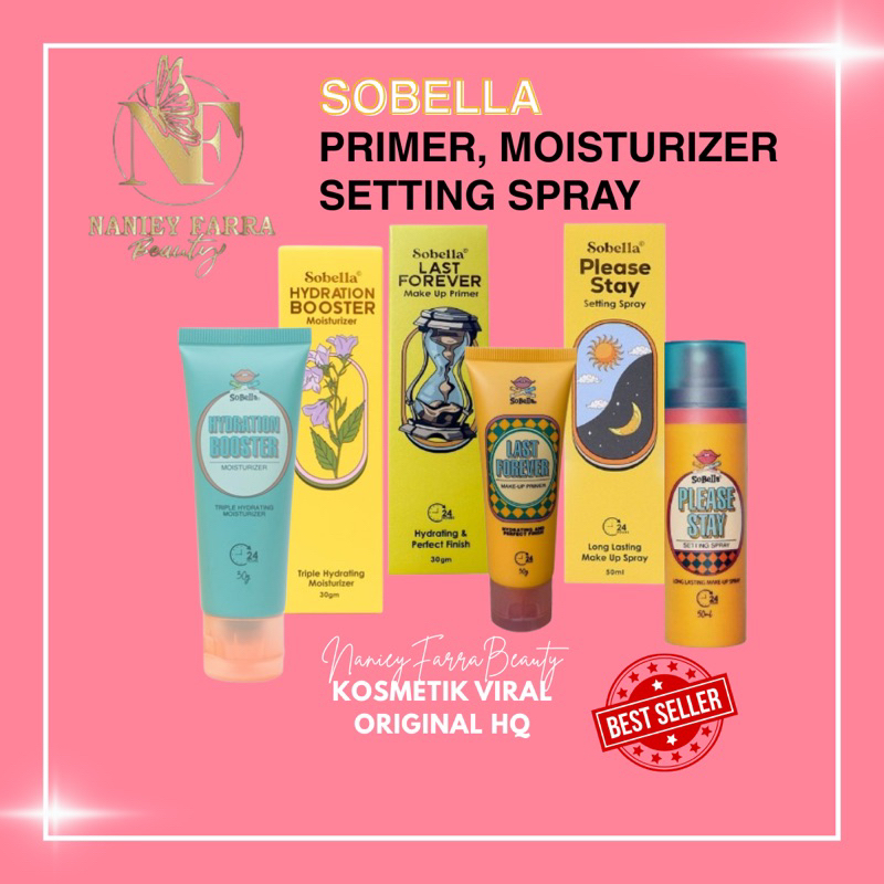SOBELLA BASE MAKEUP (PRIMER , SETTING SPRAY , MOISTURIZER ) | Shopee ...